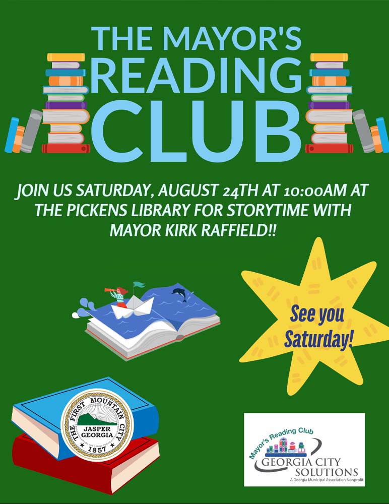 Mayor's Reading Club on August 24, 2024 10:00 AM