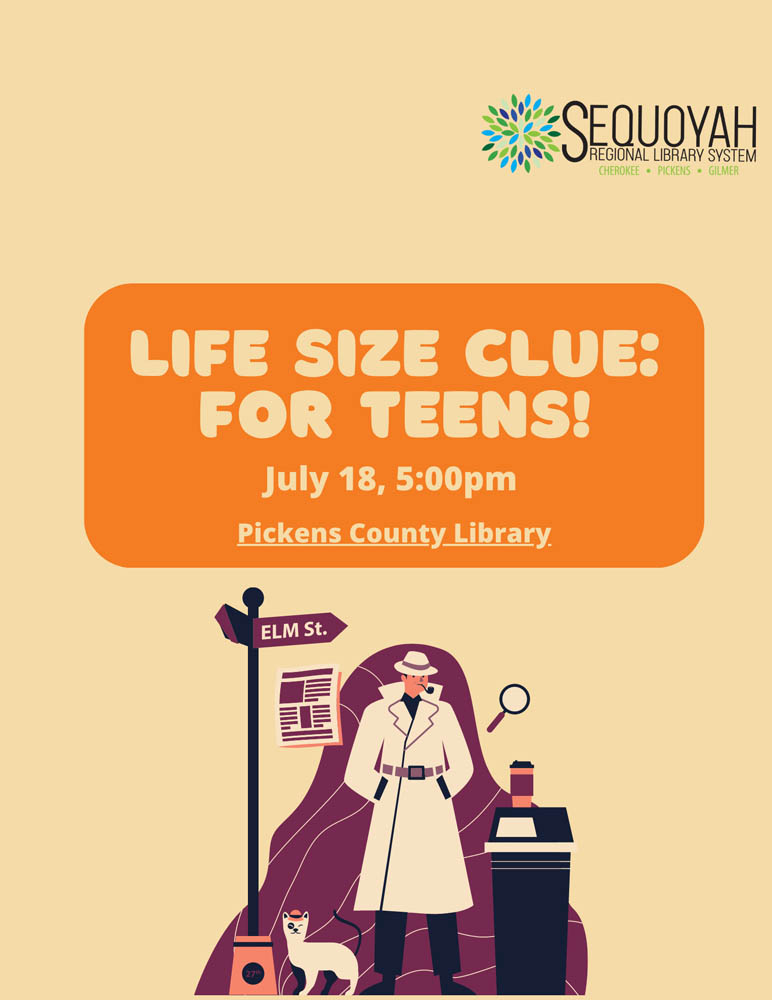 Life Size Clue: For Teens! on July 18, 2023 05:00 PM