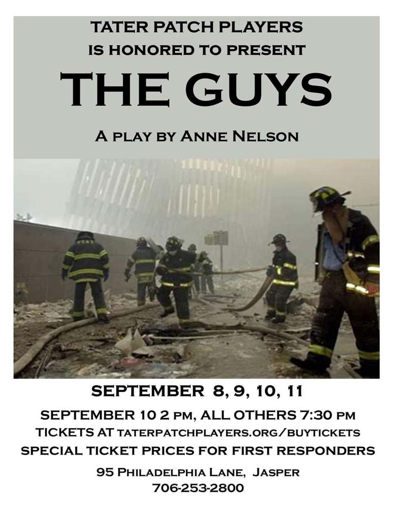 Tater Patch Players presents THE GUYS on September 11, 2023 07:30 PM
